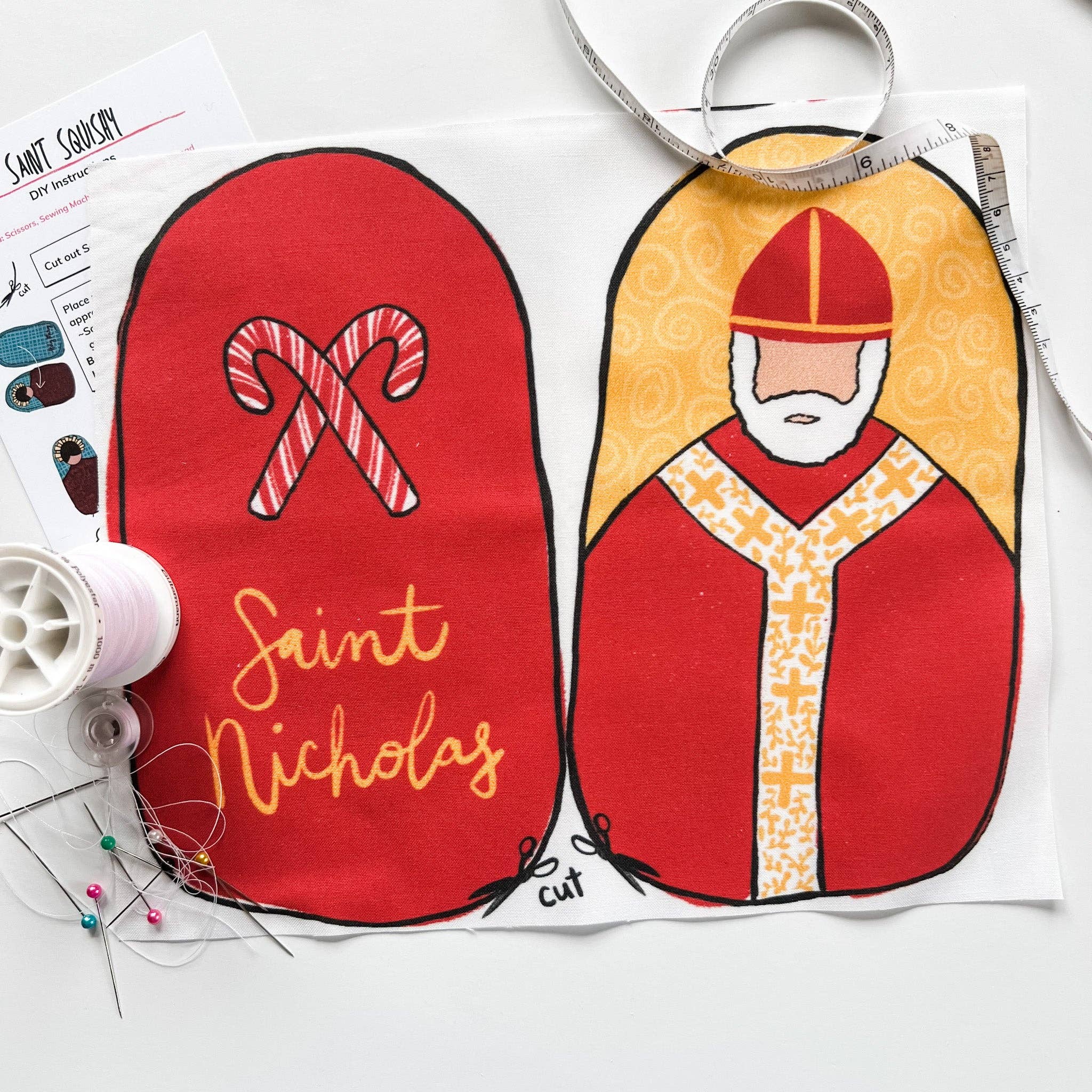 The Little Rose Shop - DIY Saint Squishy: Nicholas | Mt. Angel Mercantile